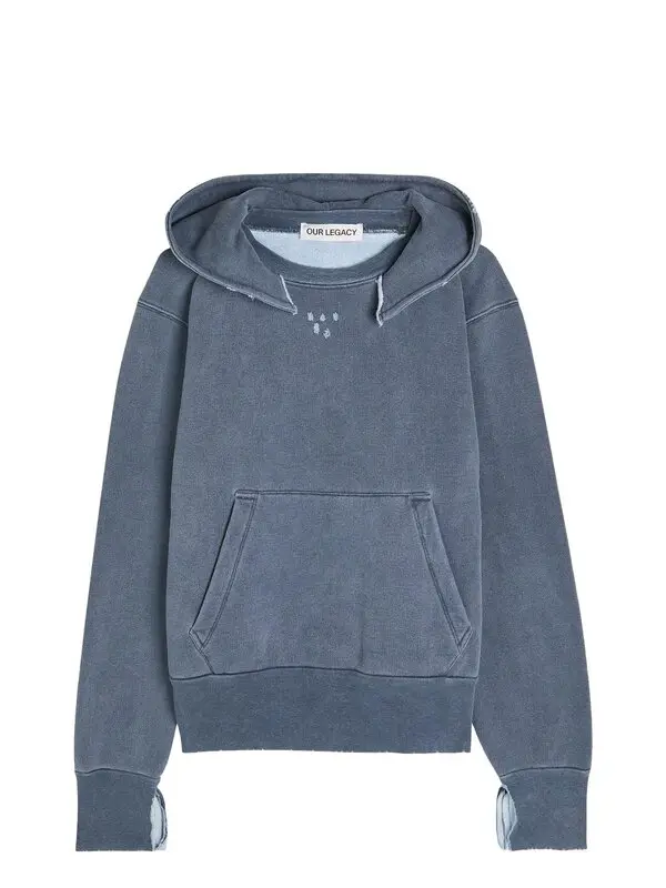 Our Legacy Relic Hooded Cotton Sweatshirt - Blue