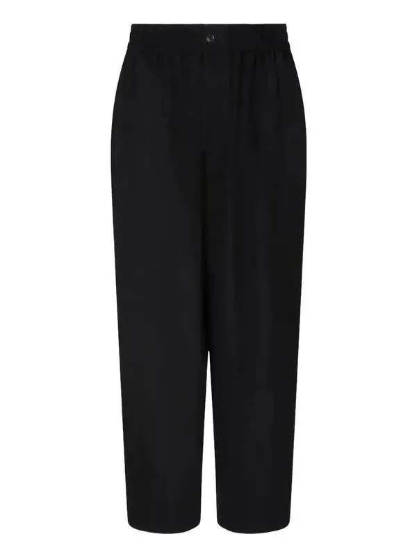 Giorgio Armani Pleated Tailored Trousers - Black