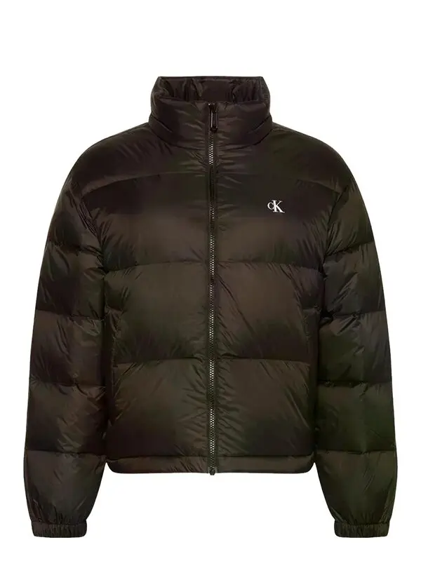 Calvin Klein Logo Puffer Jacket - Black