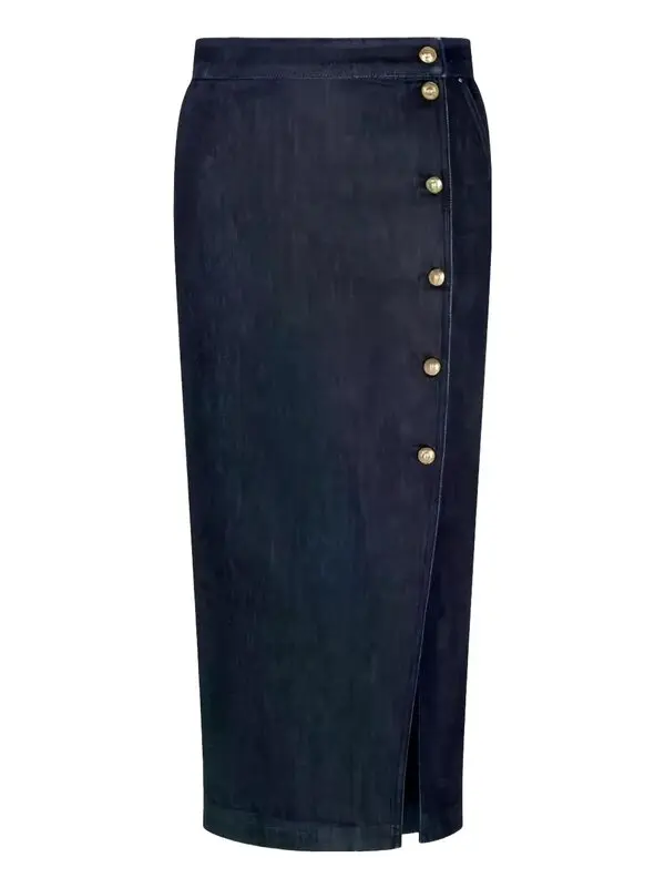Giorgio Armani High-waisted Skirt - Blue