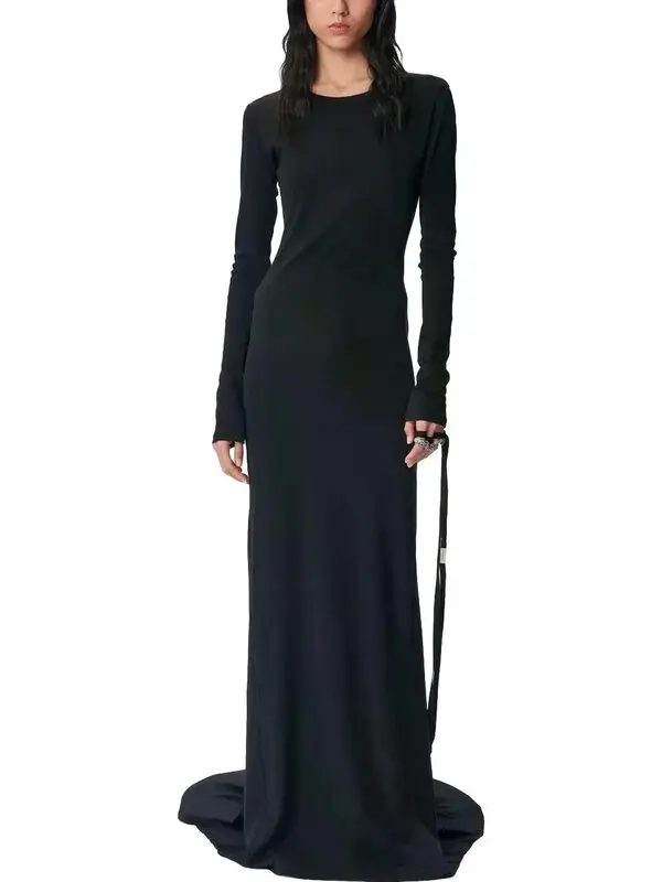 ANN DEMEULEMEESTER Jesse Long-sleeved Dress - Black
