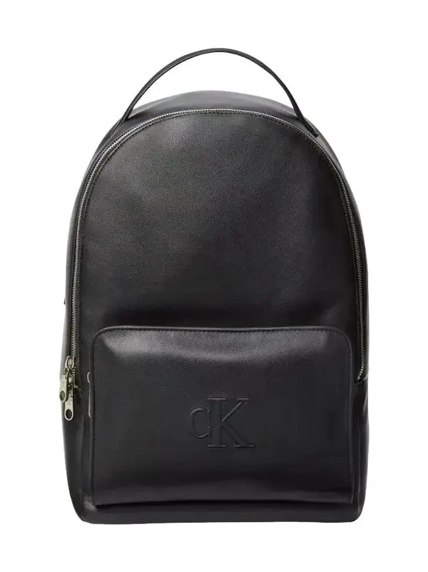Calvin Klein Embossed Logo Backpack - Black