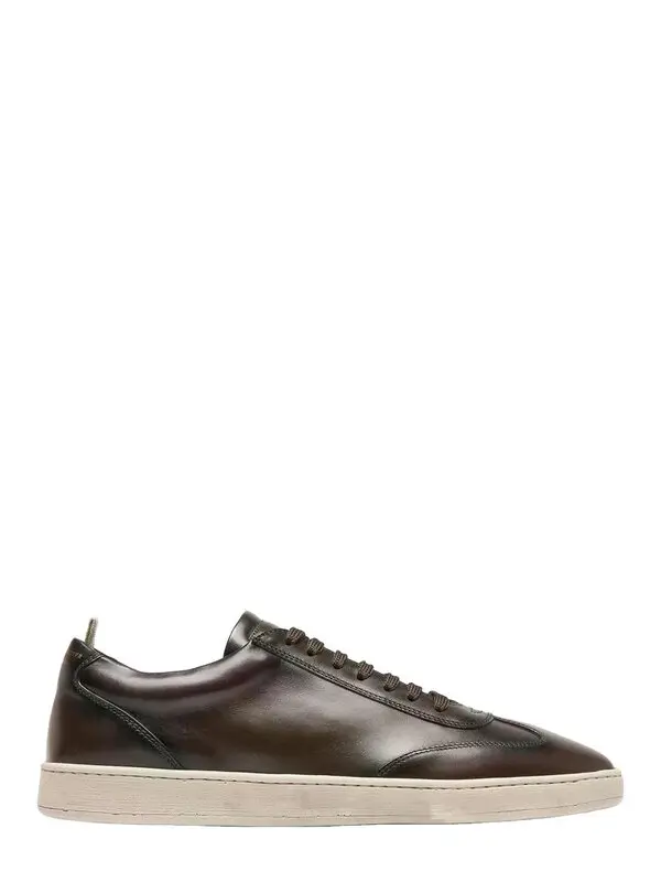 Officine Creative Leather Lace-up Sneakers - Brown