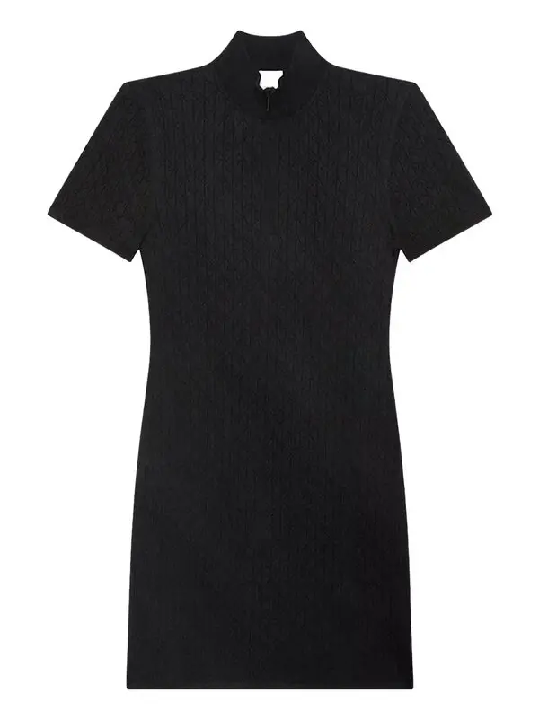 Calvin Klein Zip-neck Dress - Black