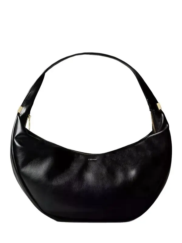 Calvin Klein Zip Shoulder Bag - Black