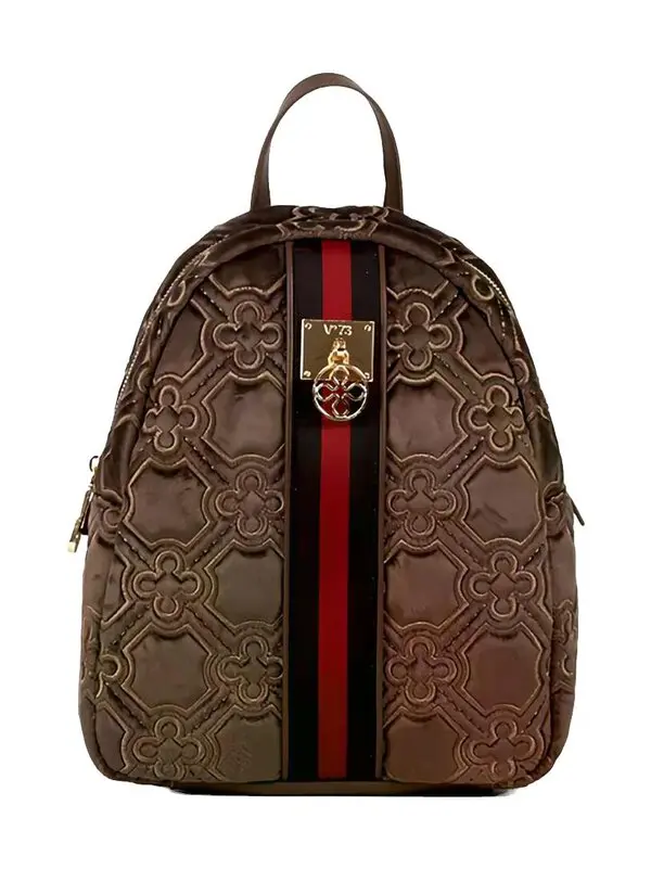 V°73 Quilted Backpack - Brown
