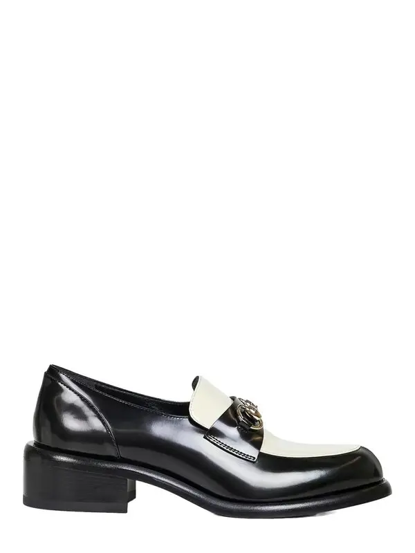 Gucci 35mm Horsebit Almond-toe Loafers - Black