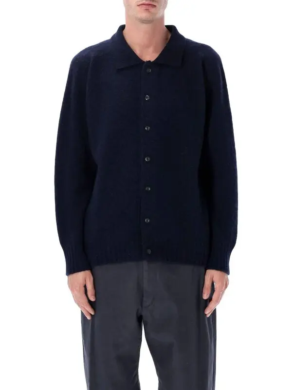 Howlin' Creatures Of The Moon Wool Cardigan - Navy