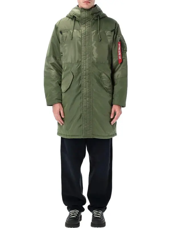Alpha Industries Studio Field Parka - Sage Green