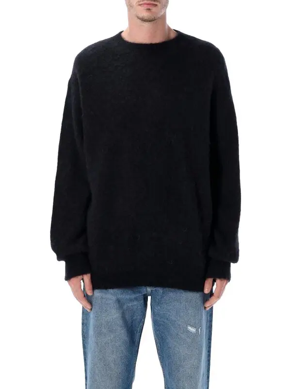 ROLD SKOV Alpaca-mohair Round-neck Sweater - Black