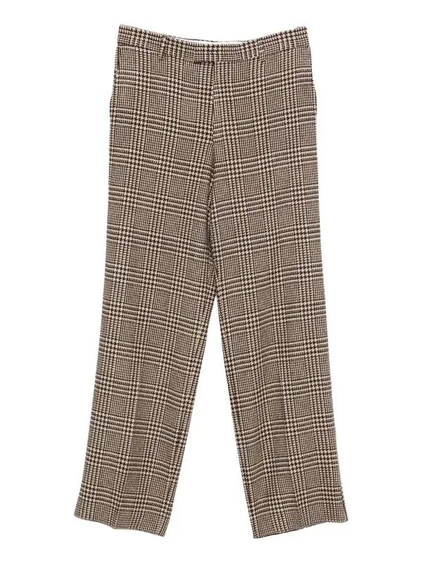 Emporio Armani Wool Trousers - Brown