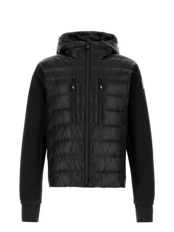 Moncler Padded Zip-up Hoodie - Black