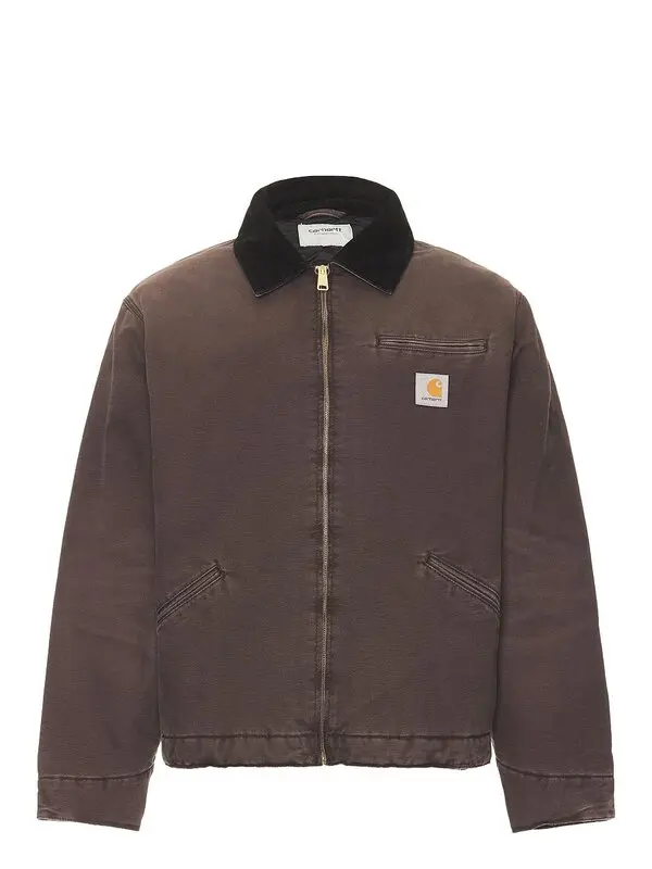 Carhartt Work In Progress Og Detroit Jacket - Tobacco & Black