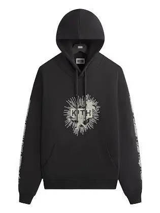 Kith Beaded Angel Nelson Hoodie - Black