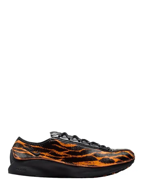 Nike Air Superfly Lx Tiger Print Pony Hair Sneakers - Black/alpha Orange