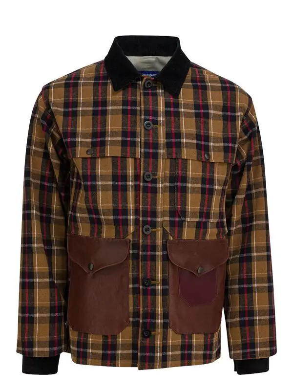 Junya Watanabe Lightweight Check Jacket - Brown
