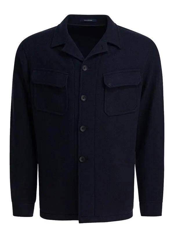 Tagliatore Short Coat - Blue