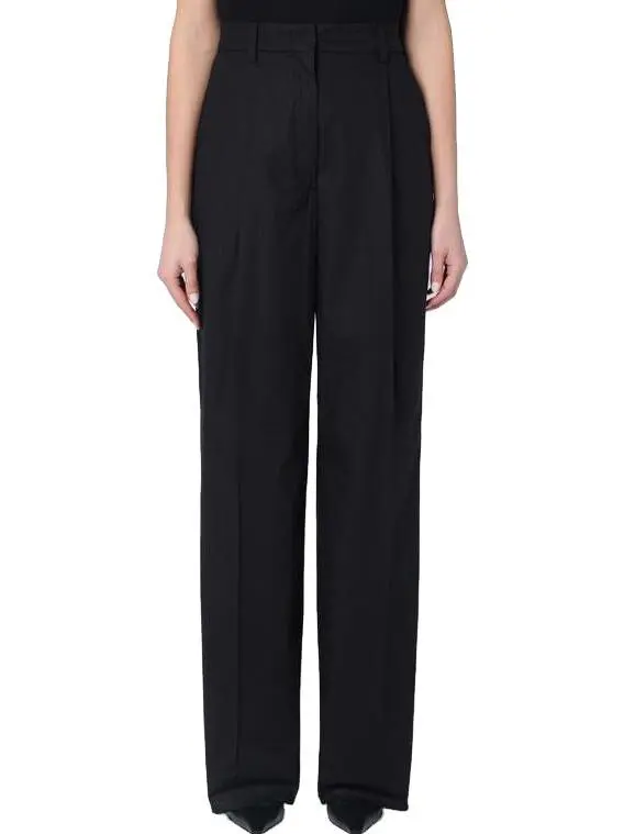THE LATEST Wide Axel Trousers - Black