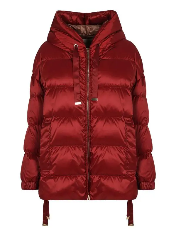 Max Mara Water-repellent Taffeta Padded Jacket - Red