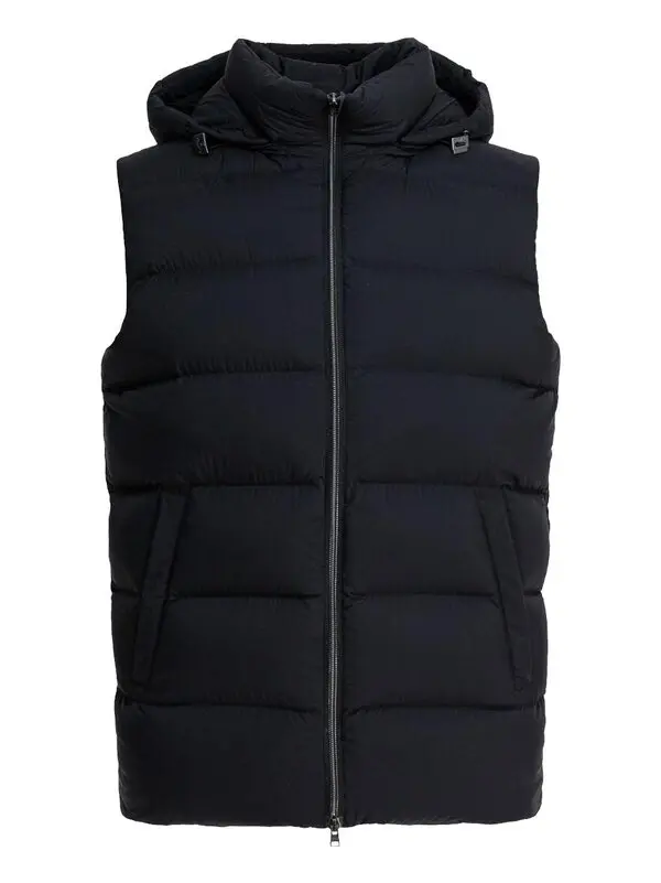 Herno Ecoage Sleeveless Jacket - Black