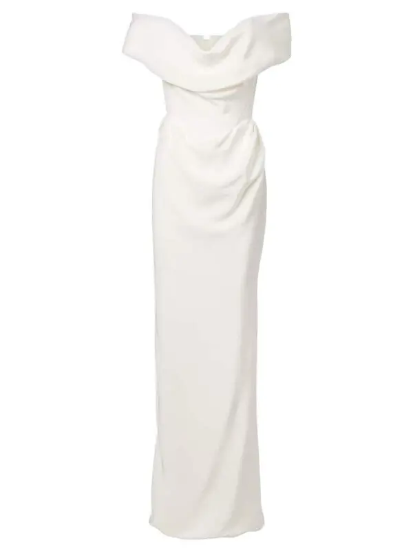 VIVIENNE WESTWOOD Bridal Nova Cocotte Off-shoulder Gown - White