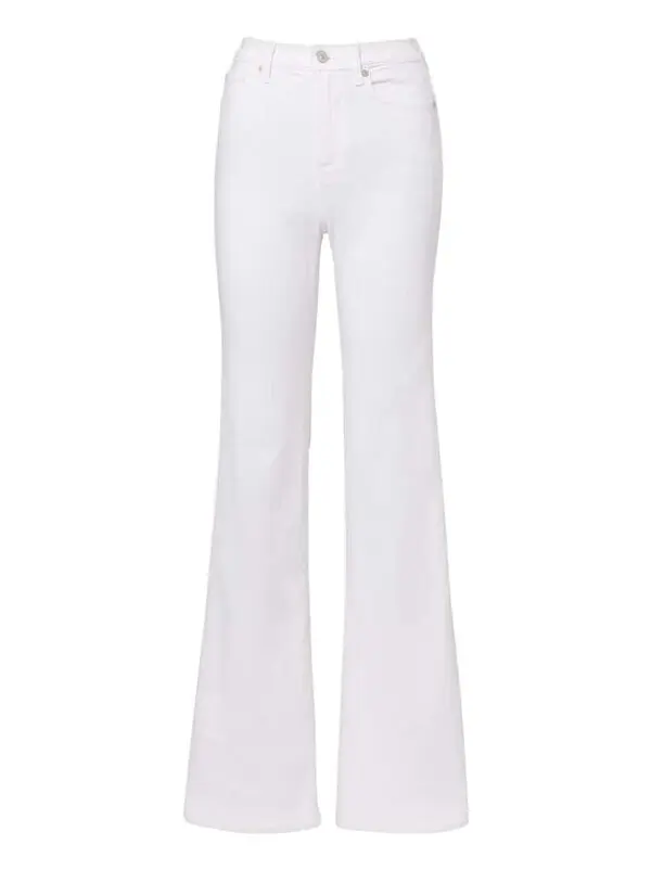 7 For All Mankind Modern Dojo High-rise Wide-leg Jeans - White