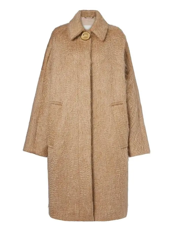 JOSEPH Alger Wool And Mohair-blend Coat - Beige
