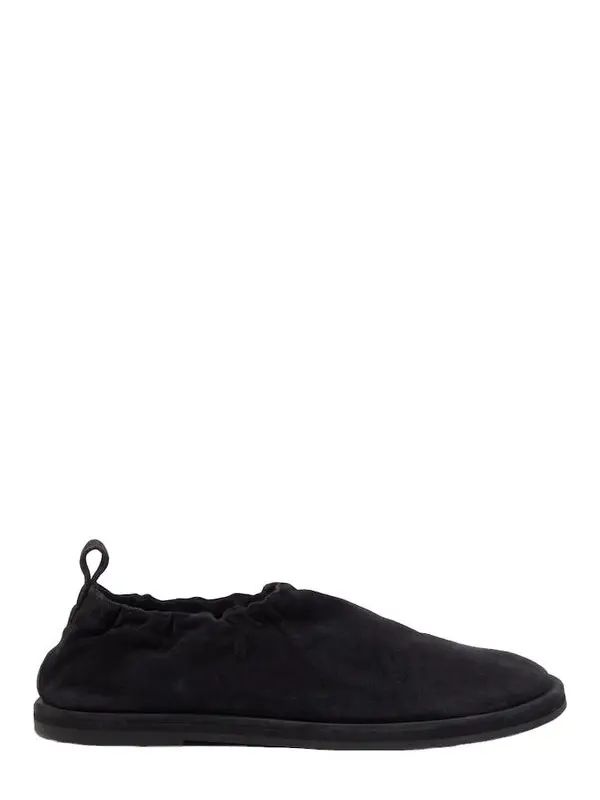 Studio Nicholson Korine Suede Slip-ons - Black