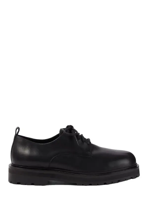 Studio Nicholson Jackson Leather Derby Shoes - Black