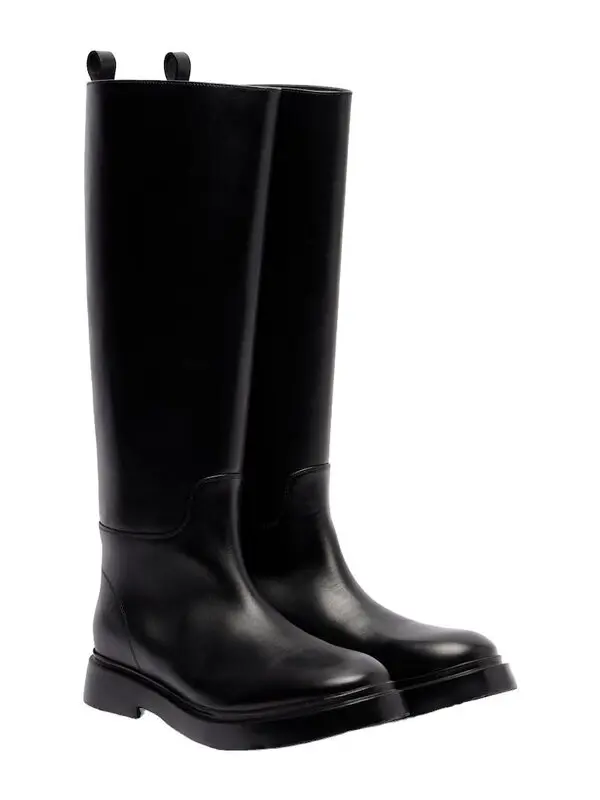 Proenza Schouler Leather Knee-high Boots - Black
