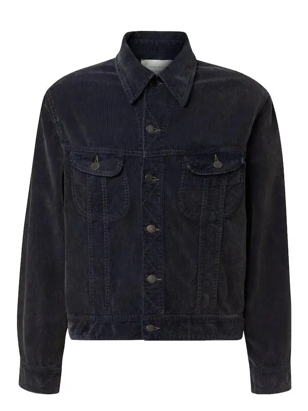Studio Nicholson X Aaron Levine Derby Corduroy Jacket - Blue