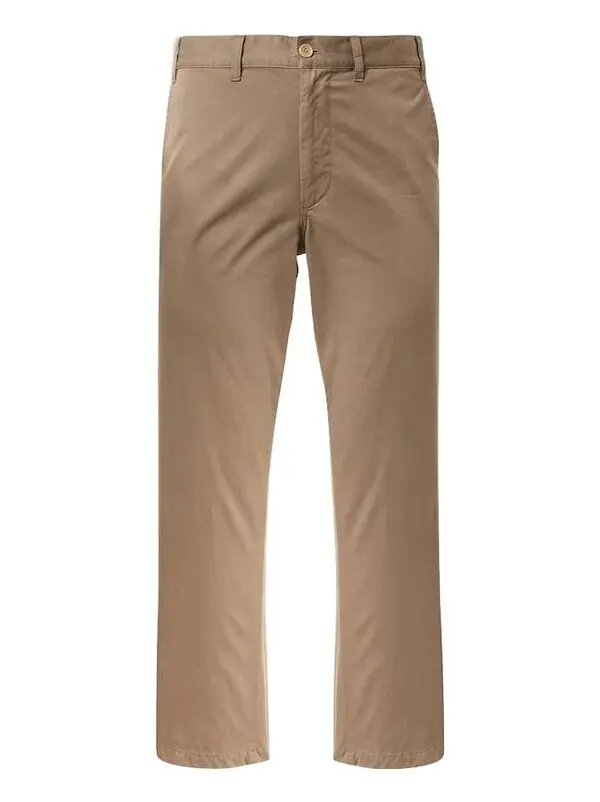 THE ROW Zach Cotton And Cashmere Gabardine Chinos - Beige