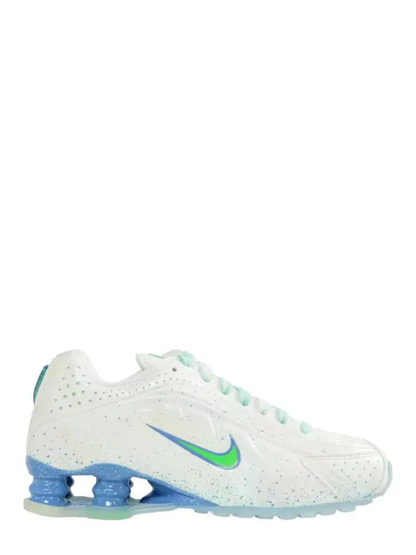 Nike Shox R4 Perforated Sneakers - White