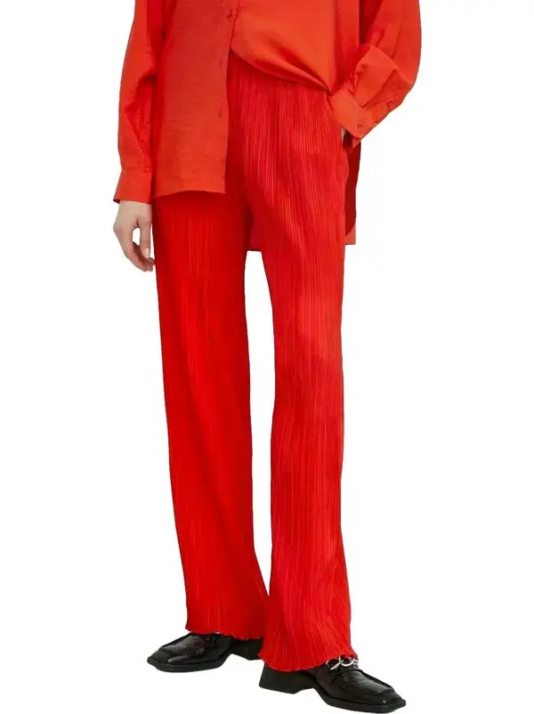 SAMSOE SAMSOE Pleated Trousers - Red