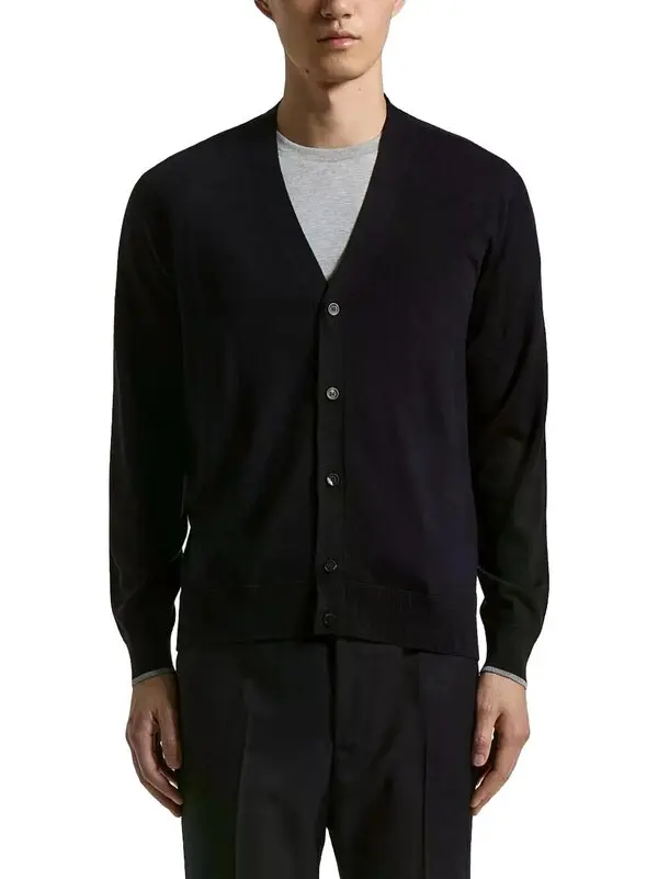 Peserico Button-fastening Cardigan - Blue