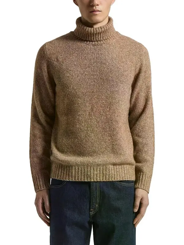 Peserico Roll-neck Sweater - Brown