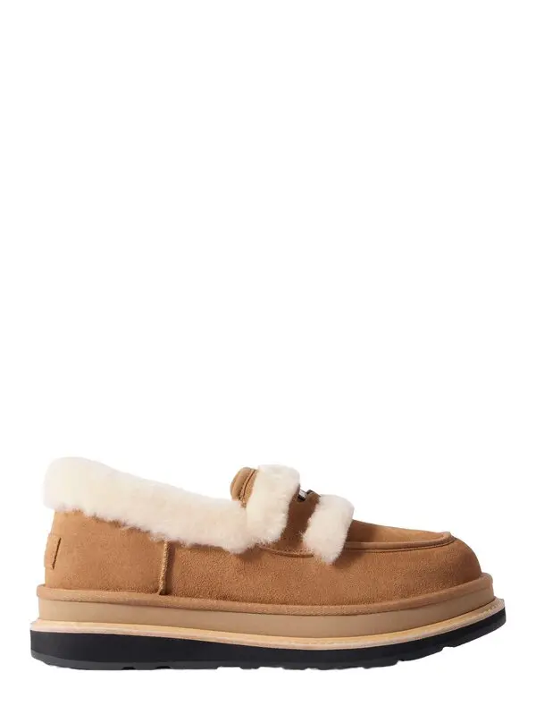UGG Sacai X Shearling Loafers - Tan