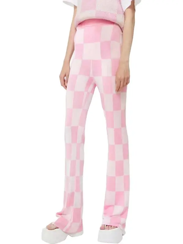 Stine Goya Checkered Trousers - Pink