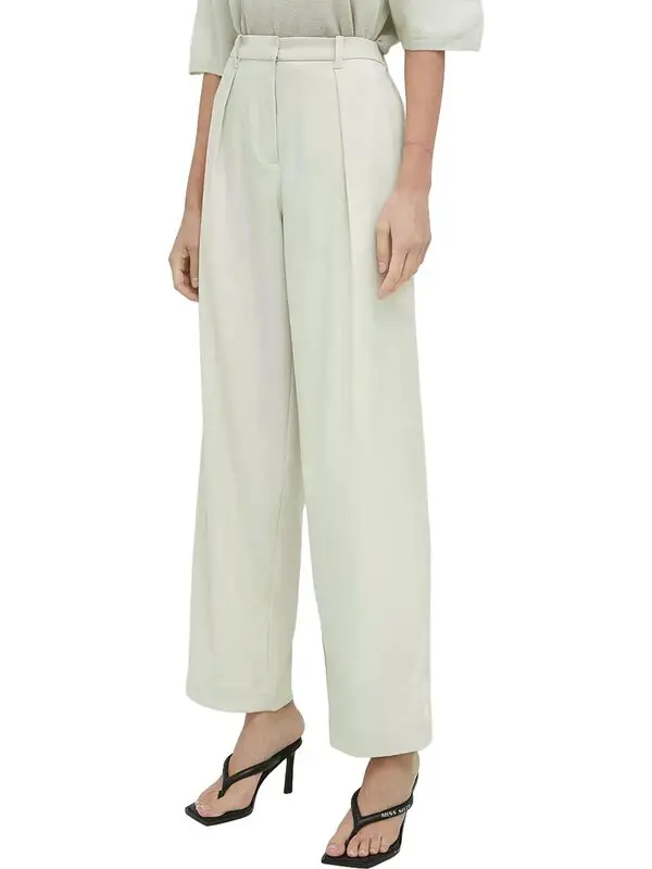 SAMSOE SAMSOE Pleated Trousers - Neutrals