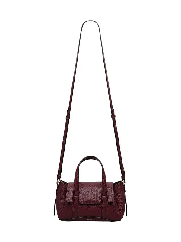 RADLEY The Chancery Flapover Satchel Bag - Dark Cherry
