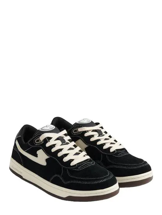 S.W.C STEPNEY WORKERS CLUB Pro Cup S-strike 01 Suede Sneakers - Black White