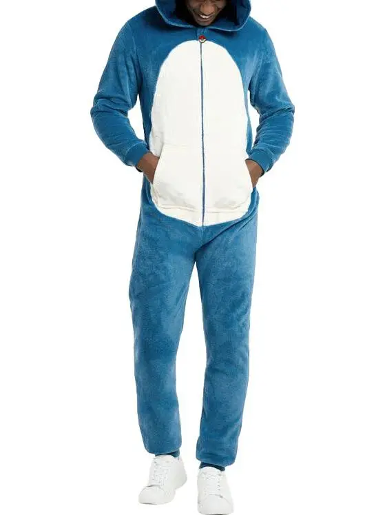 Opposuits Snorlax Pokémon™ Hooded Fleece Jumpsuit - Blue