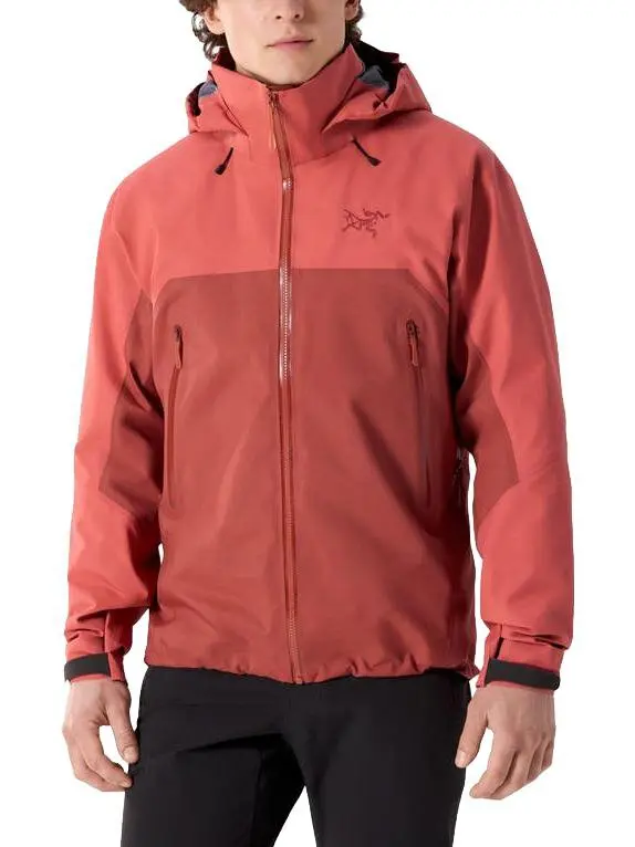 Arc'teryx Beta Ar Gore-tex Pro Epe Hooded Jacket - Stone Red/dark Stone Red