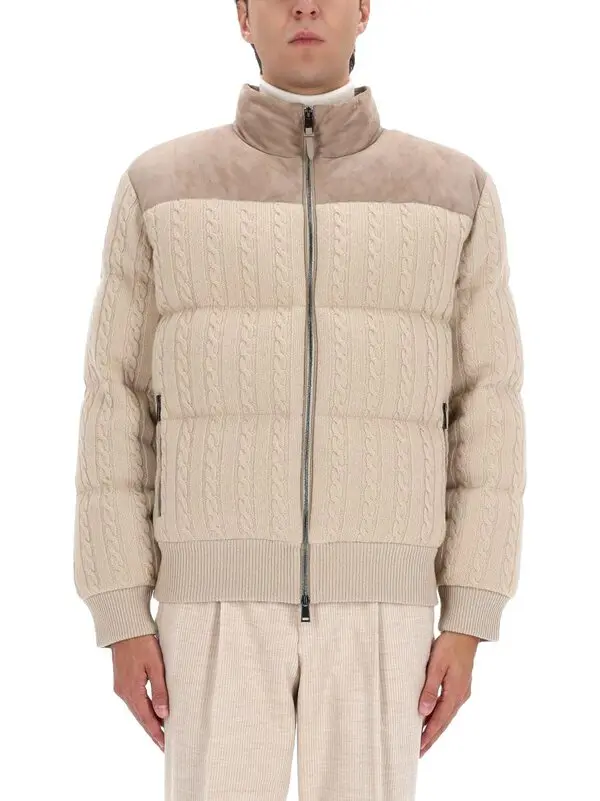 BOSS Down Jacket L-heath - Beige