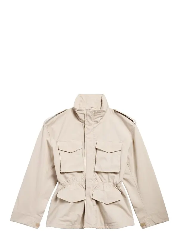 Balenciaga Hourglass Parka - Beige