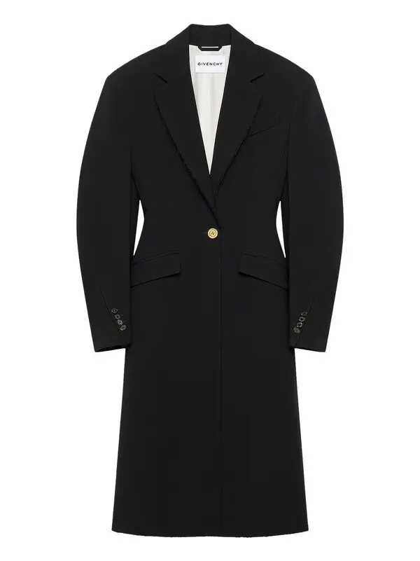 Givenchy Tailored Cocoon Coat - Black