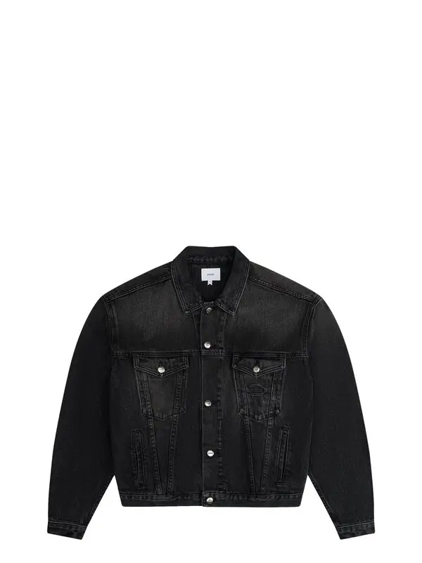 Rhude Oversized Denim Trucker - Black