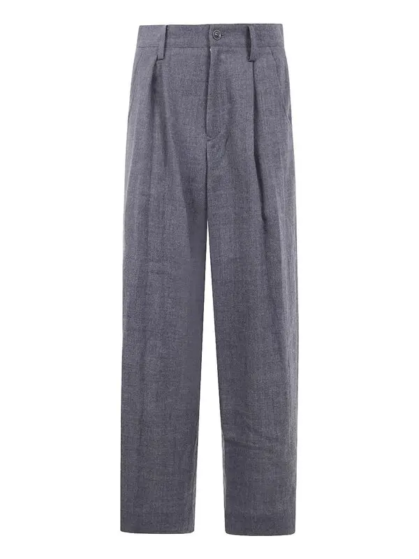 Y’s Wide Leg Trousers - Grey