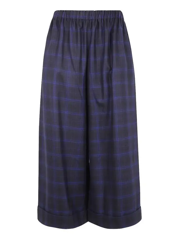 DANIELA GREGIS Wide Leg Trousers - Blue