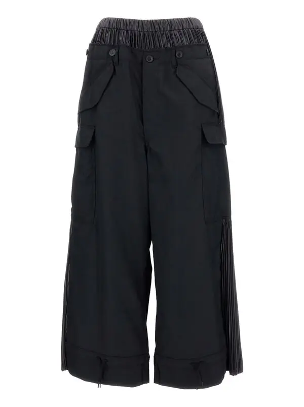 Junya Watanabe Wide Leg Pants - Black